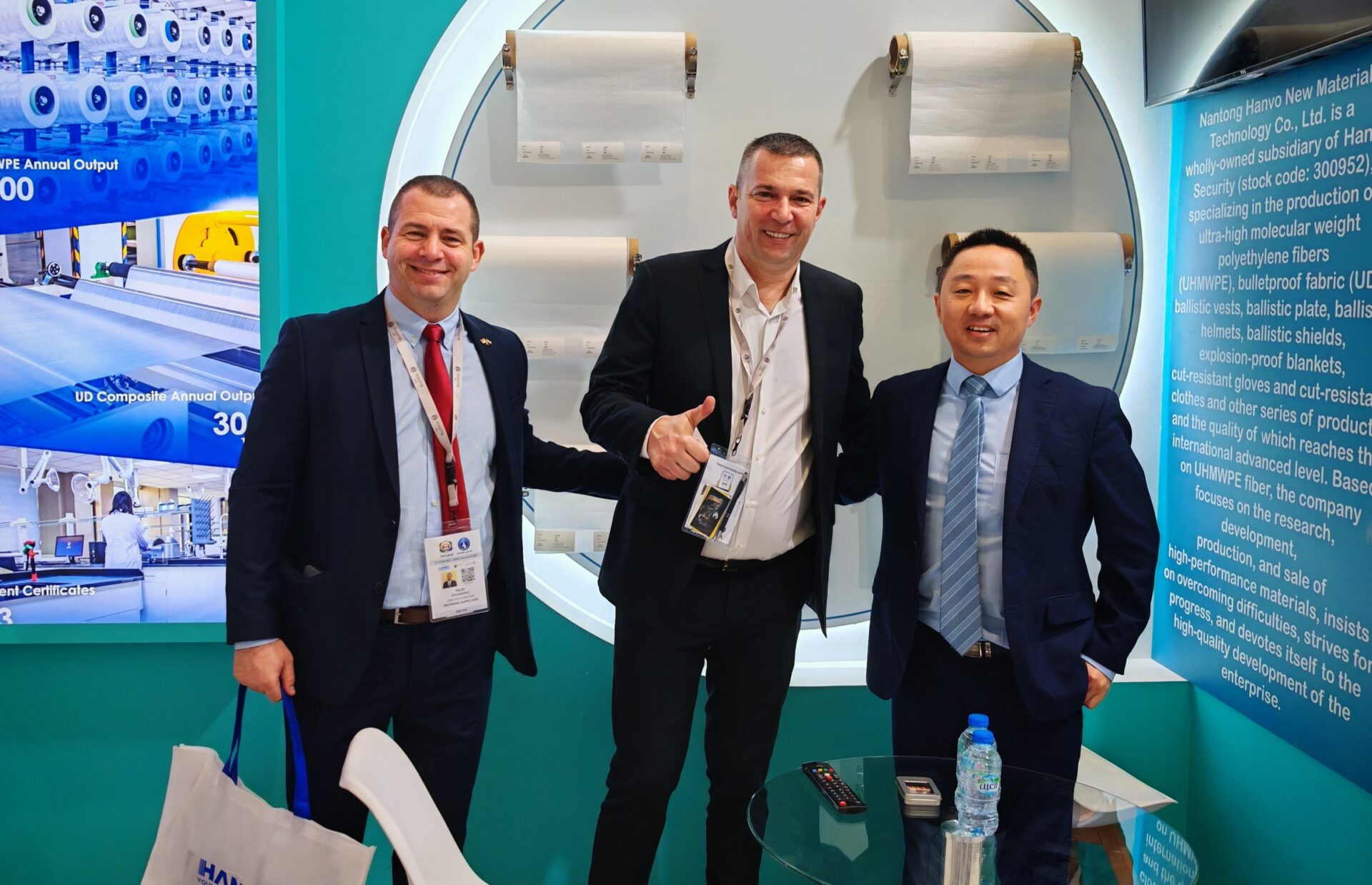 Hanvo New Material uhmwpe shine at IDEX 2025